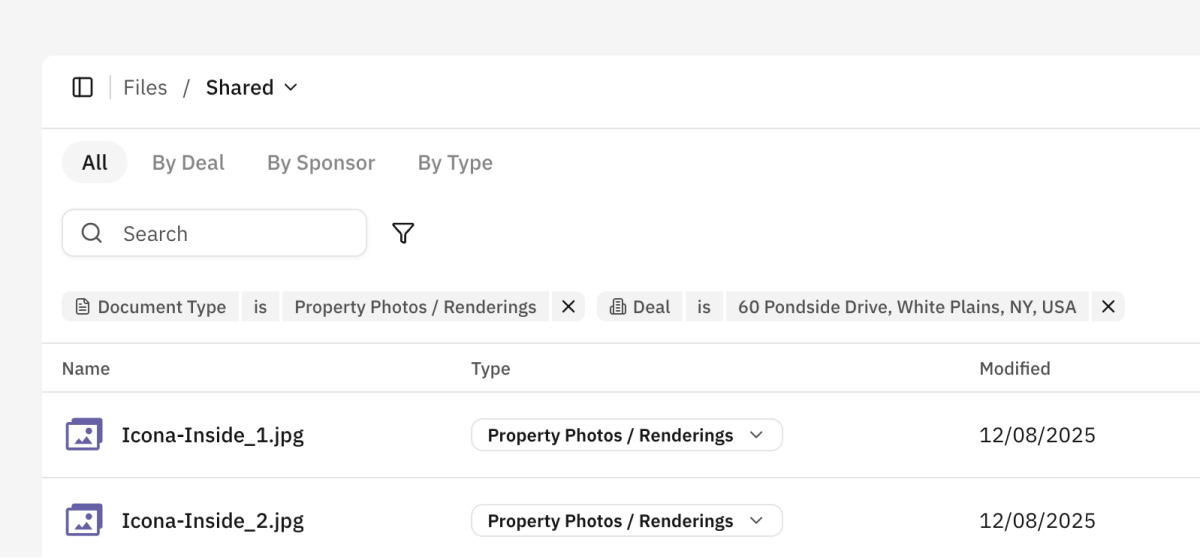 Search & Filter Files | Lev Help Center